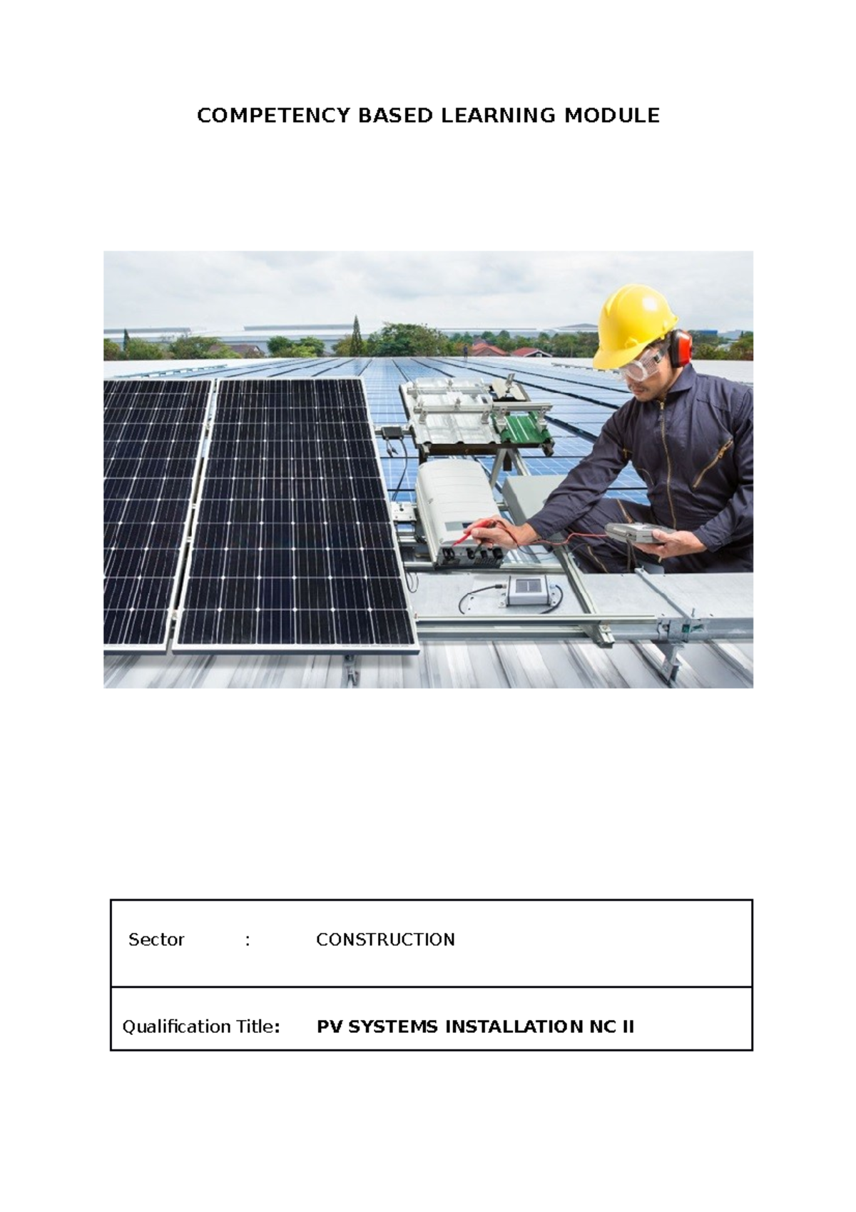 Competency Based Learning Module-final - COMPETENCY BASED LEARNING ...