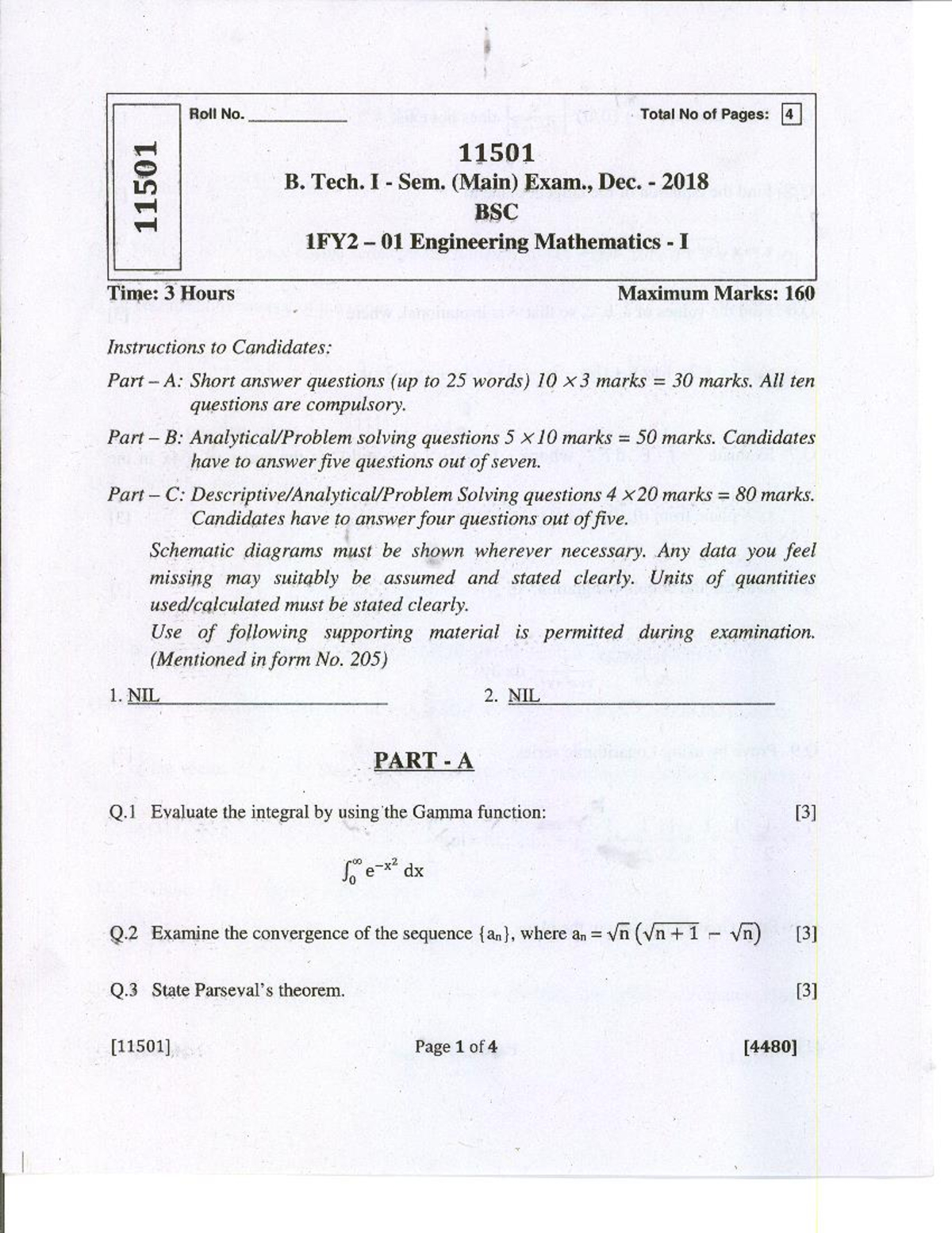 B.TECH - Last year papers - computer science and engineering - Studocu