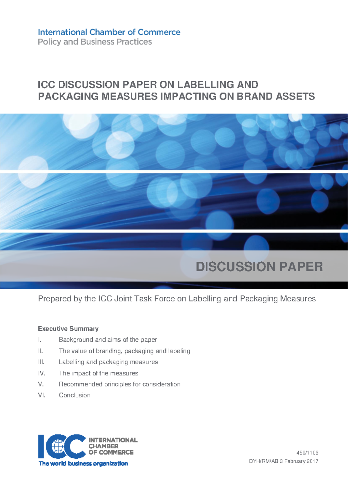 ICC Discussion paper on labelling and packaging measures impacting on ...