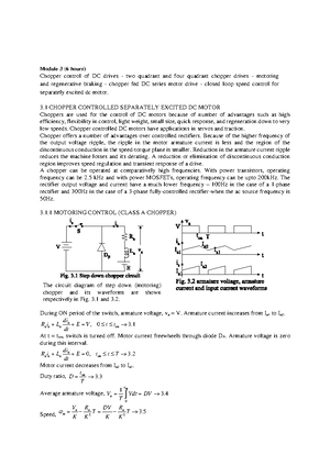 EET 413 ED-Module 1 - Notes - MODULEMODULE - II CONCEPT & DYNAMICS OF ...