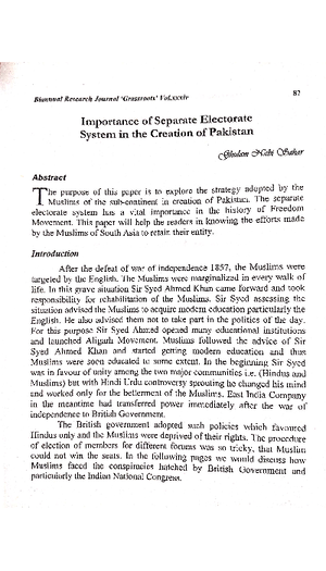 Ba Pakistan Studies Compulsory Book Pdf Studocu