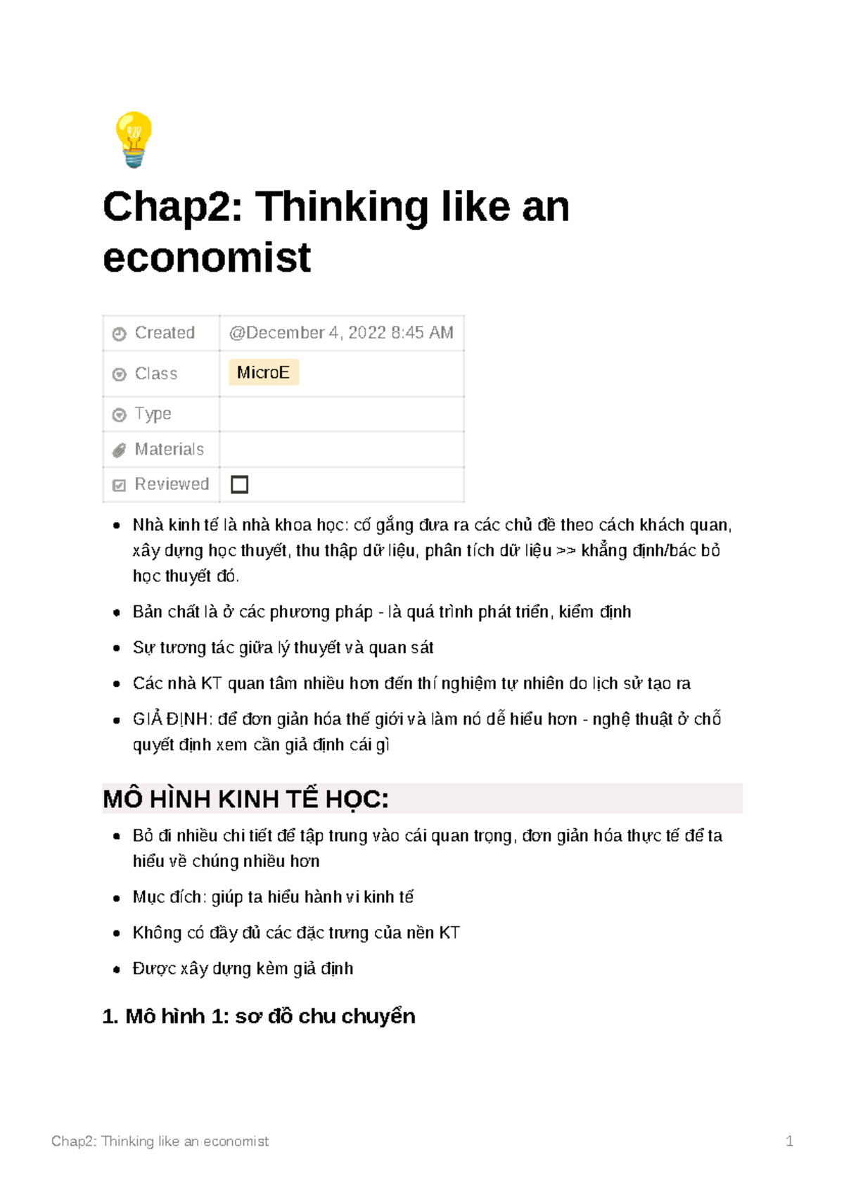 Chap2 Thinking like an economist - Bản chất là ở các phương pháp - là quá trình phát triển, kiểm ...