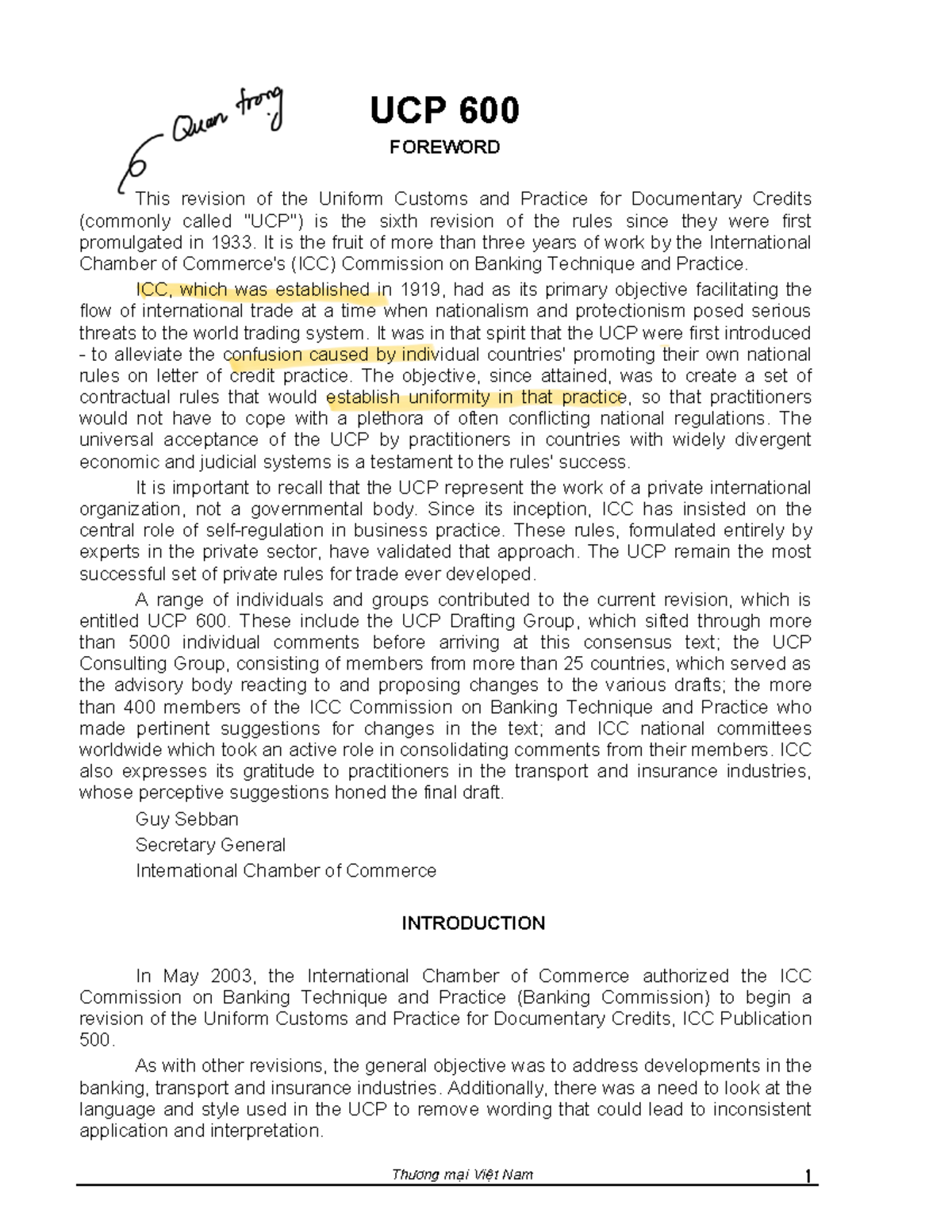 Httpslms.neu.edu.vnpluginfile - UCP 600 FOREWORD This revision of the Uniform Customs and ...