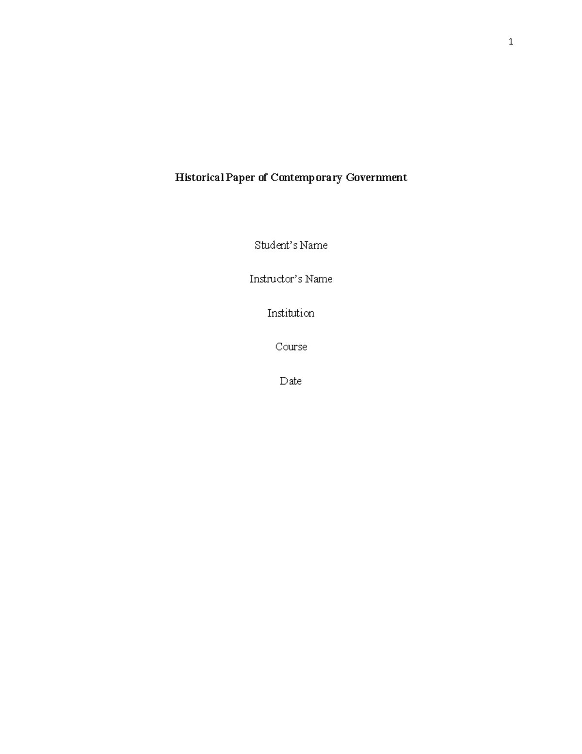 Historical Paper Of Contemporary Government Historical Paper Of historical-paper-of-contemporary-government-historical-paper-of