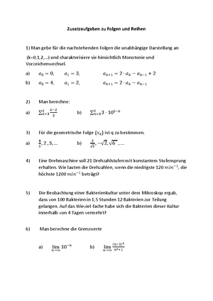 Tangentenprobleme Handout - Mathematik, GFS **Tangentenprobleme ...