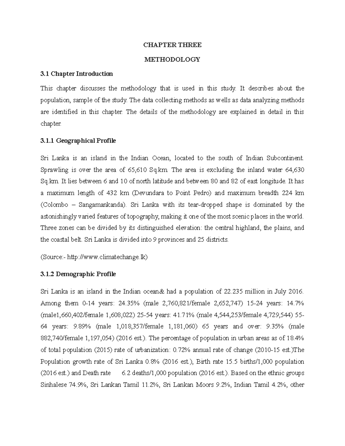 Chapter Three - Research of CSR - CHAPTER THREE METHODOLOGY 3 Chapter ...