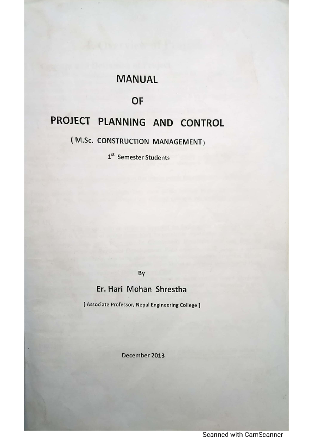 Manual OF PPC - note - Civil Engineering - Studocu