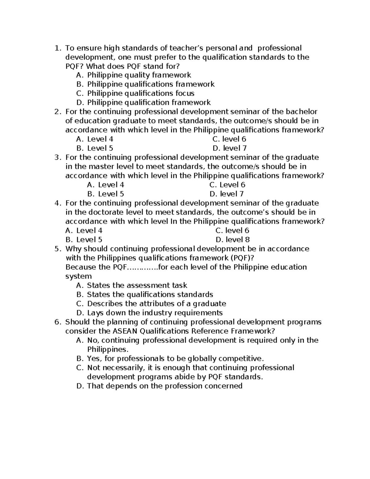 Comprehensive EXAM V3 - THIS WILL SERVE AS A REVIEWER - To ensure high ...