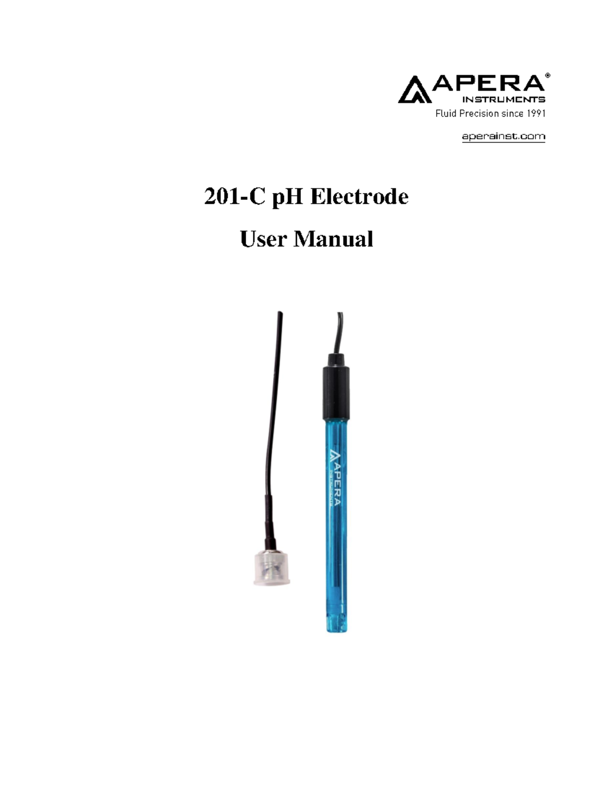 pH Electrode User Manual Brief Introduction - Studocu