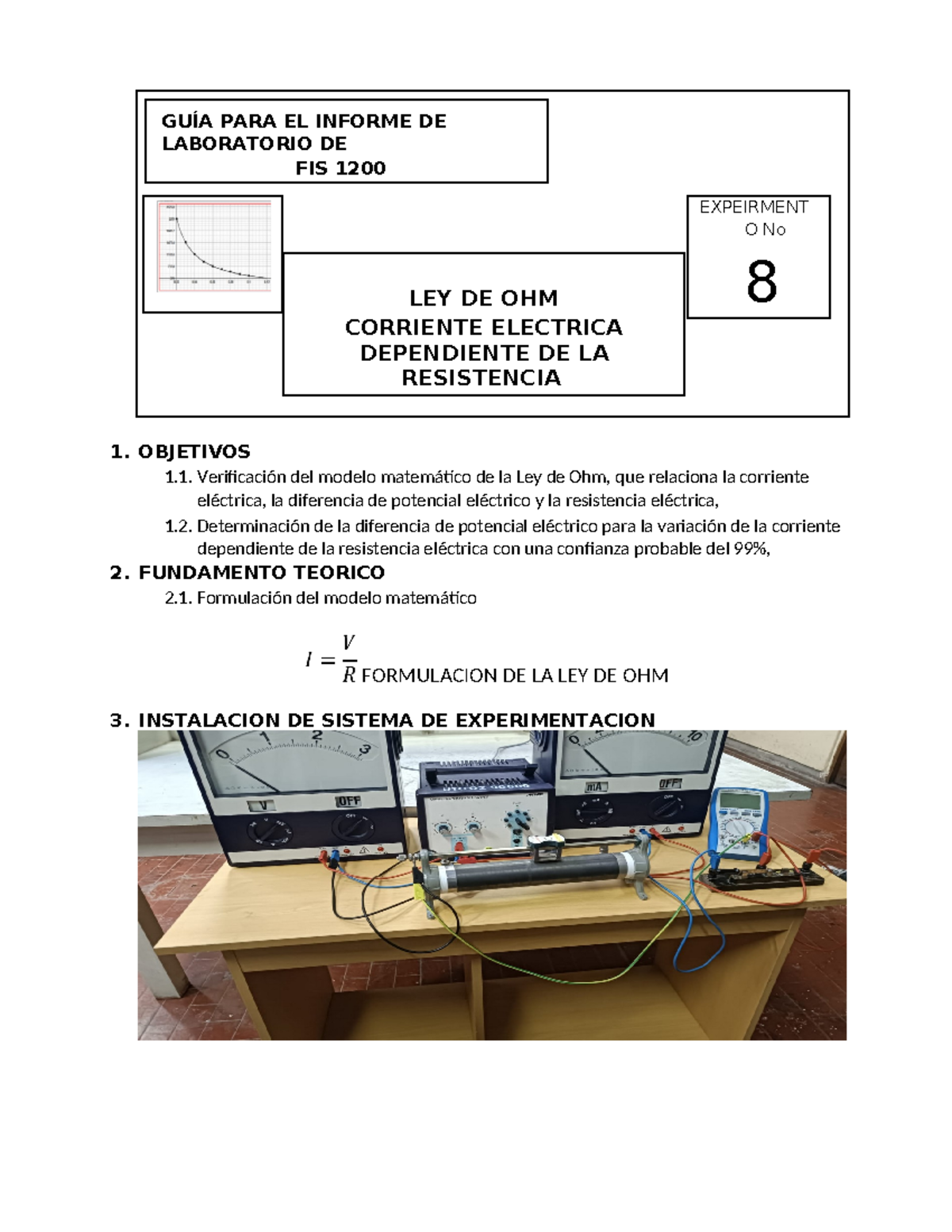 I VS R - LAB FIS 1200 - GUÍA PARA EL INFORME DE LABORATORIO DE FIS 1200 ...