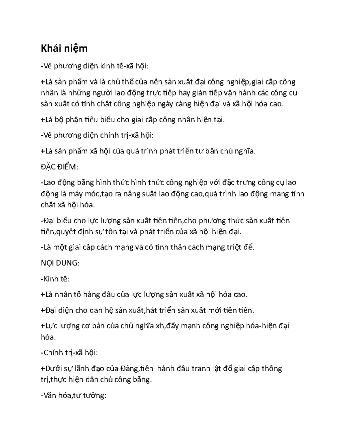 Khái niệmđặc điểmnội dung GCCN - Khái ni mệ Vềề ph ương di n kinh tềế-xã h i: ệ ộ +Là s n ph m ...