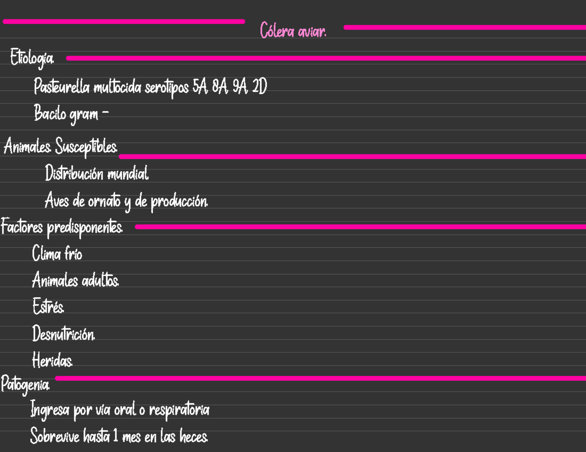 Colera aviar - Cólera aviar. Etiología. Pasteurella multocida serotipos ...