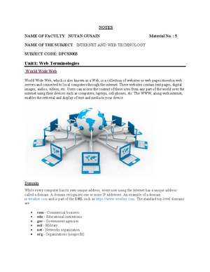 WEb Tech Unit-1.1 [966] - Web Technology ( KCS-602 ) 2021-22 EVEN Syllabus Syllabus COs Internet ...