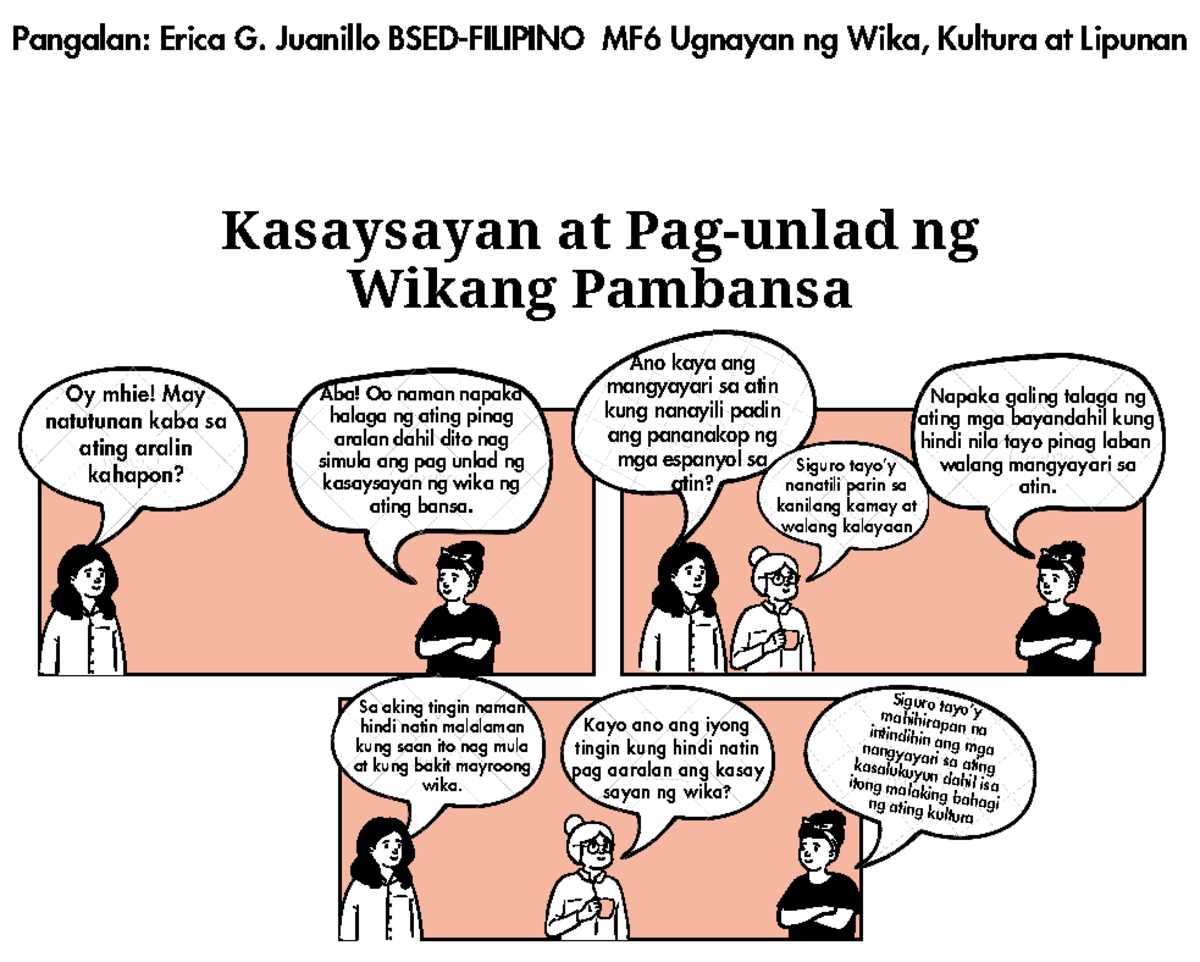Yellow and Black 3 Panel Comic Strip - Kasaysayan at Pag-unlad ng ...