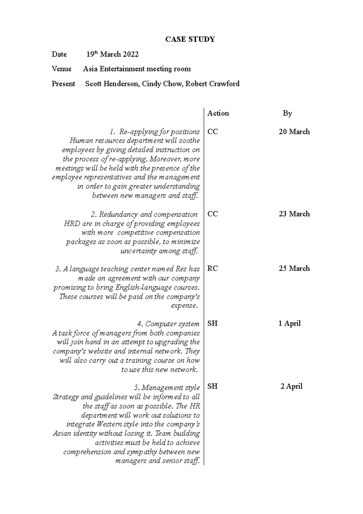 VHS HW Case study Week 3 - Xúc tiến là một hoạt động giải trí kinh doanh thương mại thiết yếu để ...