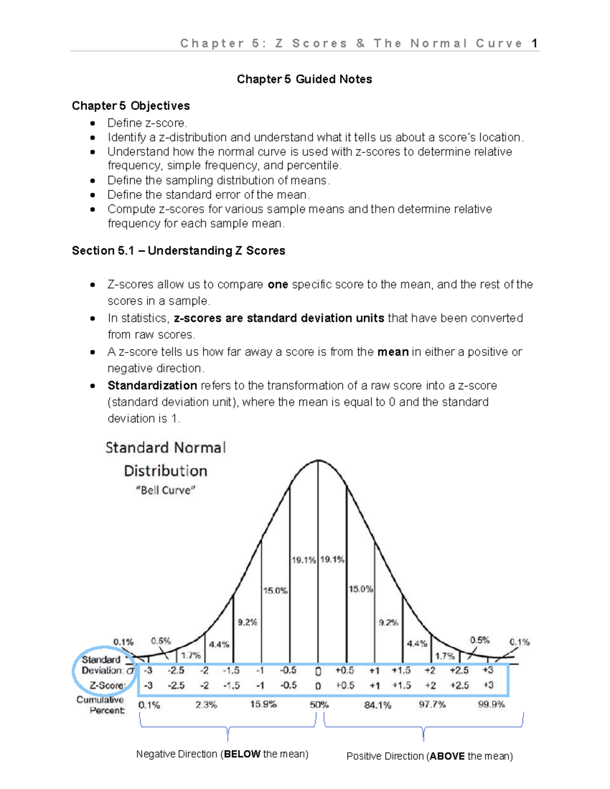 2301 Guided Notes Ch5 - math - Chapter 5 Guided Notes Chapter 5 ...