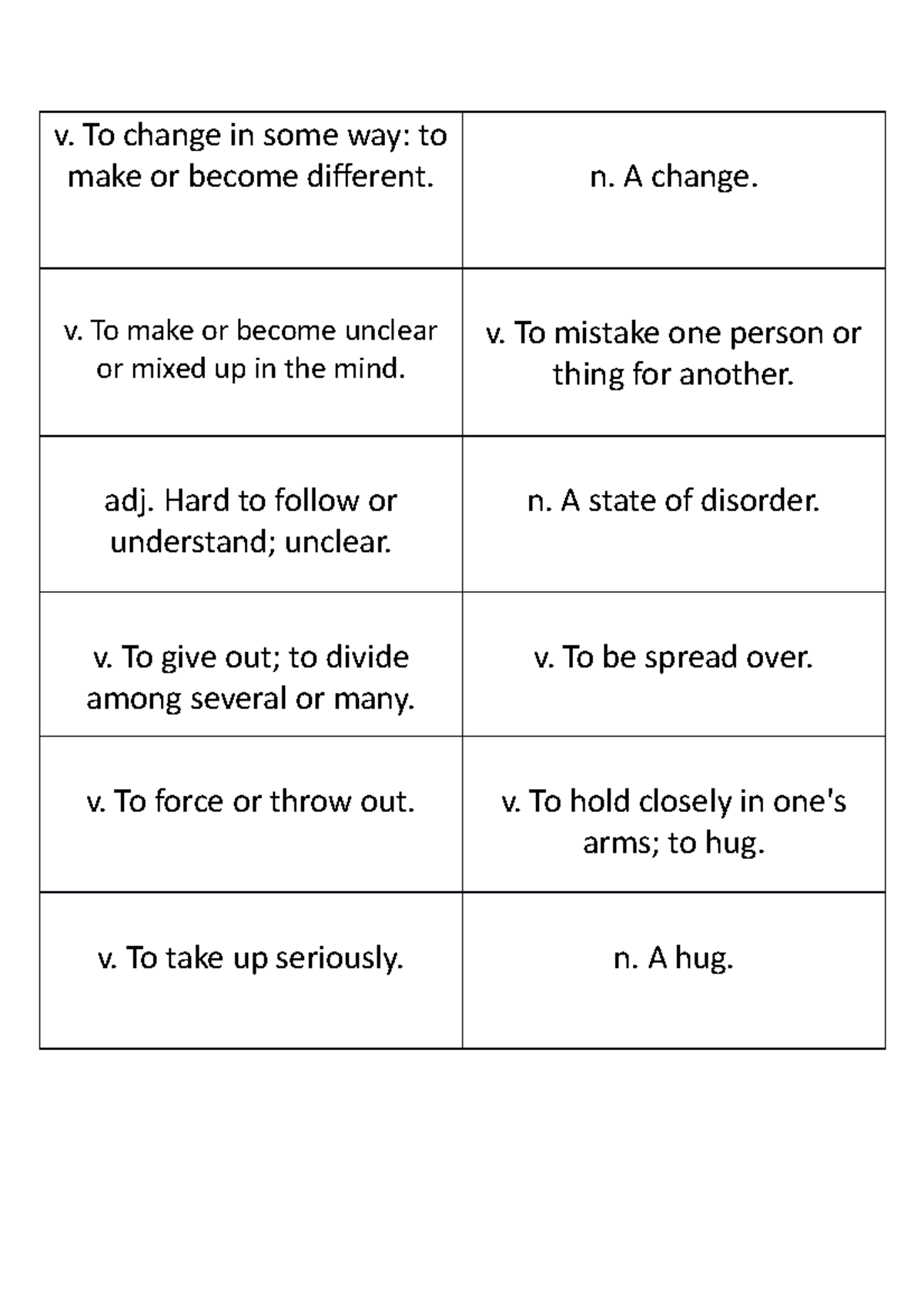 Wordly Wise 4-7 - quiz - v. To change in some way: to make or become ...