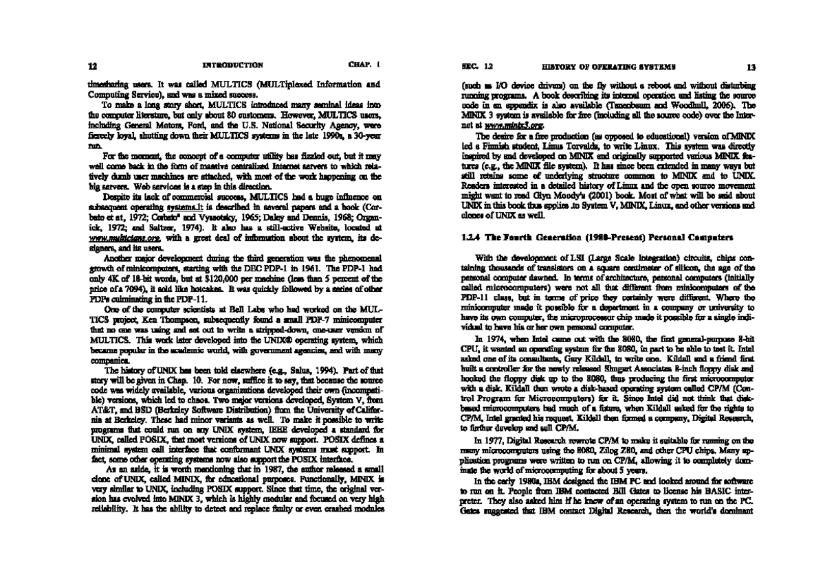 Operating system note1 - Computer science engineering - Studocu