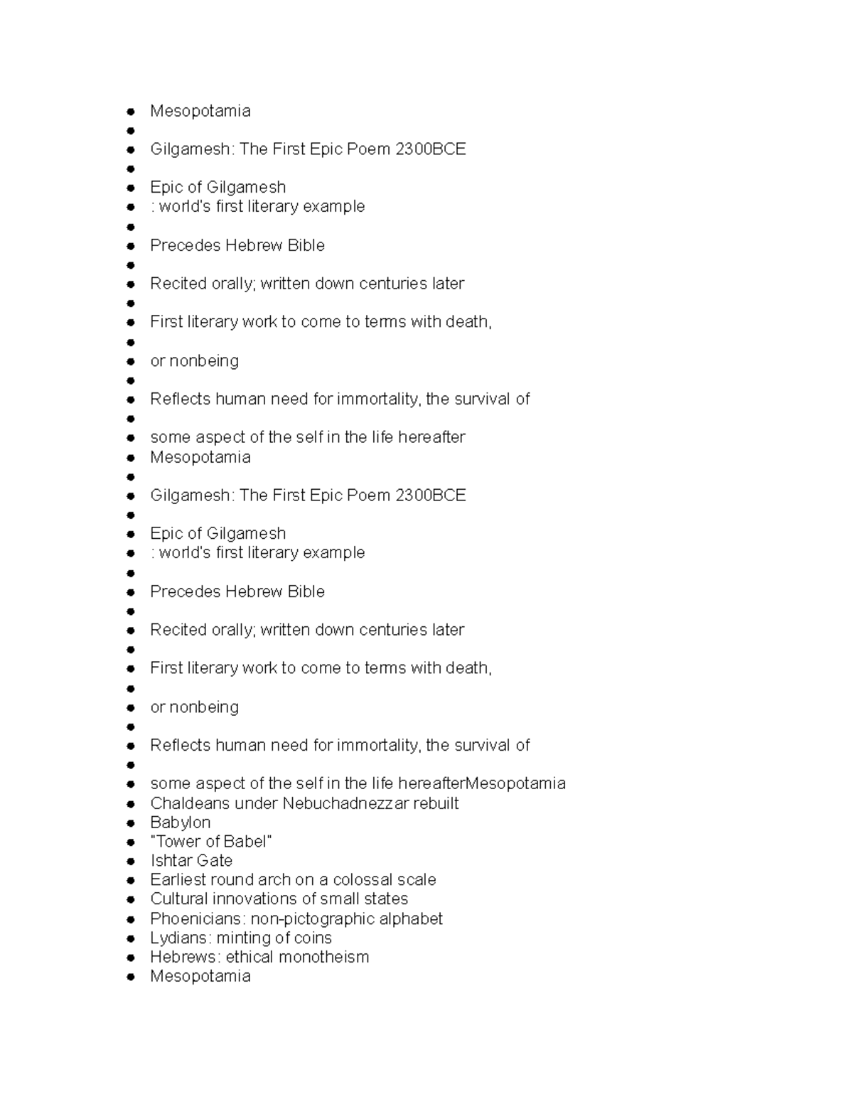 Chapter 1 Part 8 - Presentation Notes - Mesopotamia Gilgamesh: The ...