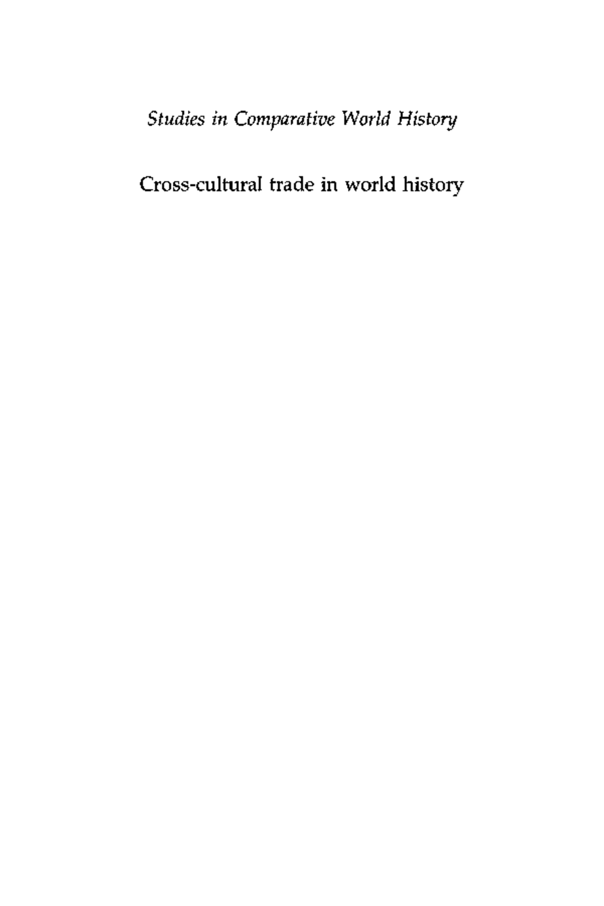 Dosier 2 Unit 2: Early Empires - Studies in Comparative World History ...