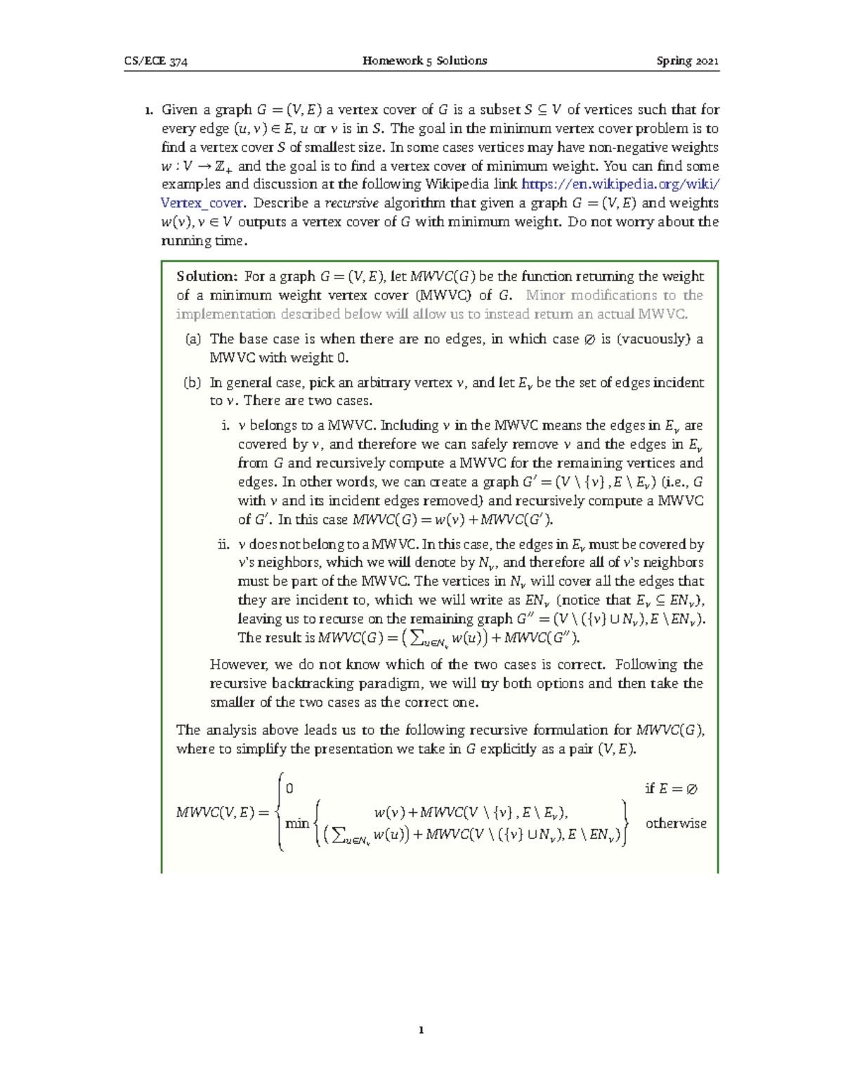 Hw5-sol - Homework Solutions for all the subjects Homework Solutions for all the subjects - 374 ...