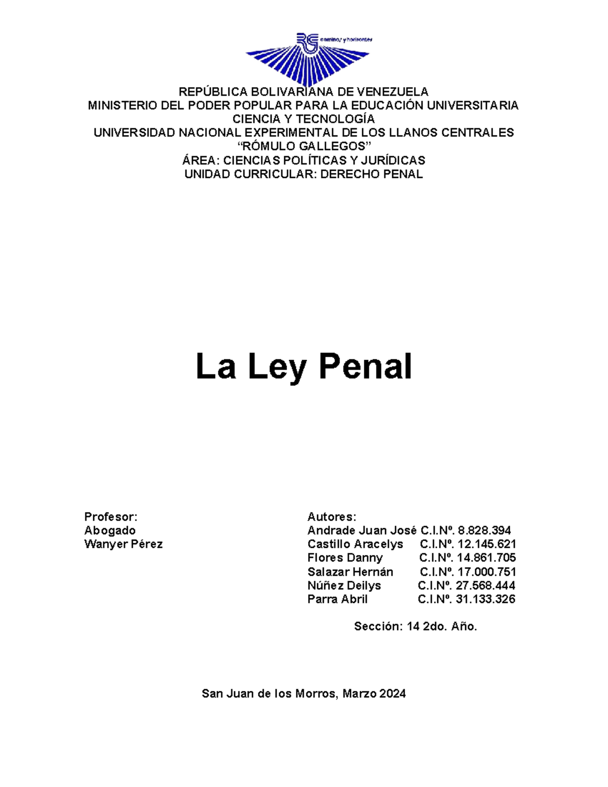 Portada Unerg - REPÚBLICA BOLIVARIANA DE VENEZUELA MINISTERIO DEL PODER ...