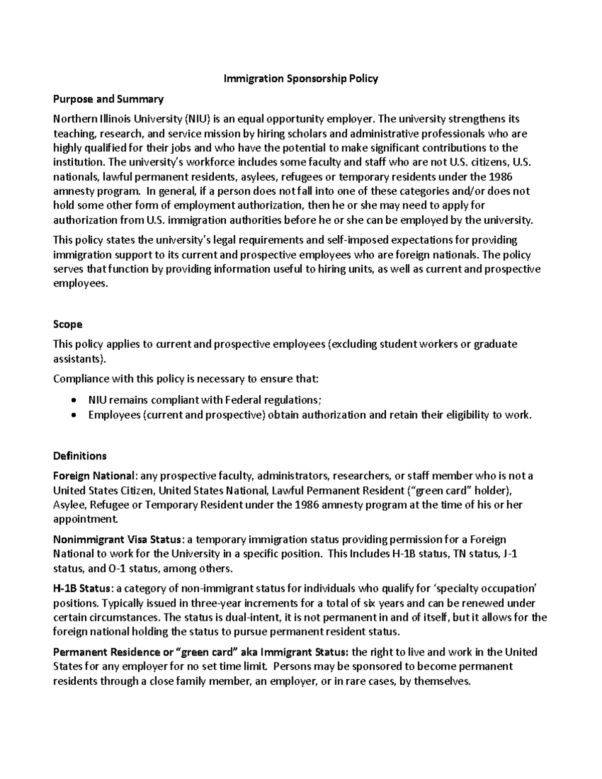 Immigration-sponsorship-policy - Immigration Sponsorship Policy Purpose ...