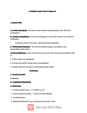 FACI-DLP - Detailed lesson plan for math - A Detailed Lesson Plan in Mathematics 2 I. OBJECTIVES ...