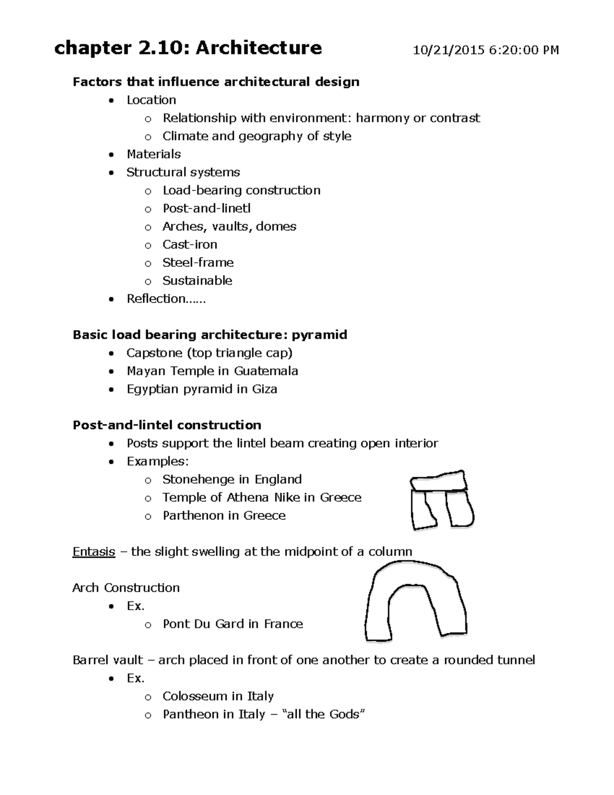 Ch 2.10 - Architecture - chapter 2: Architecture 6:20:00 PM Factors ...
