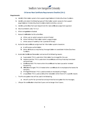 CYB 300 Milestone One Worksheet David Barthnek - CYB 300 - SNHU - Studocu