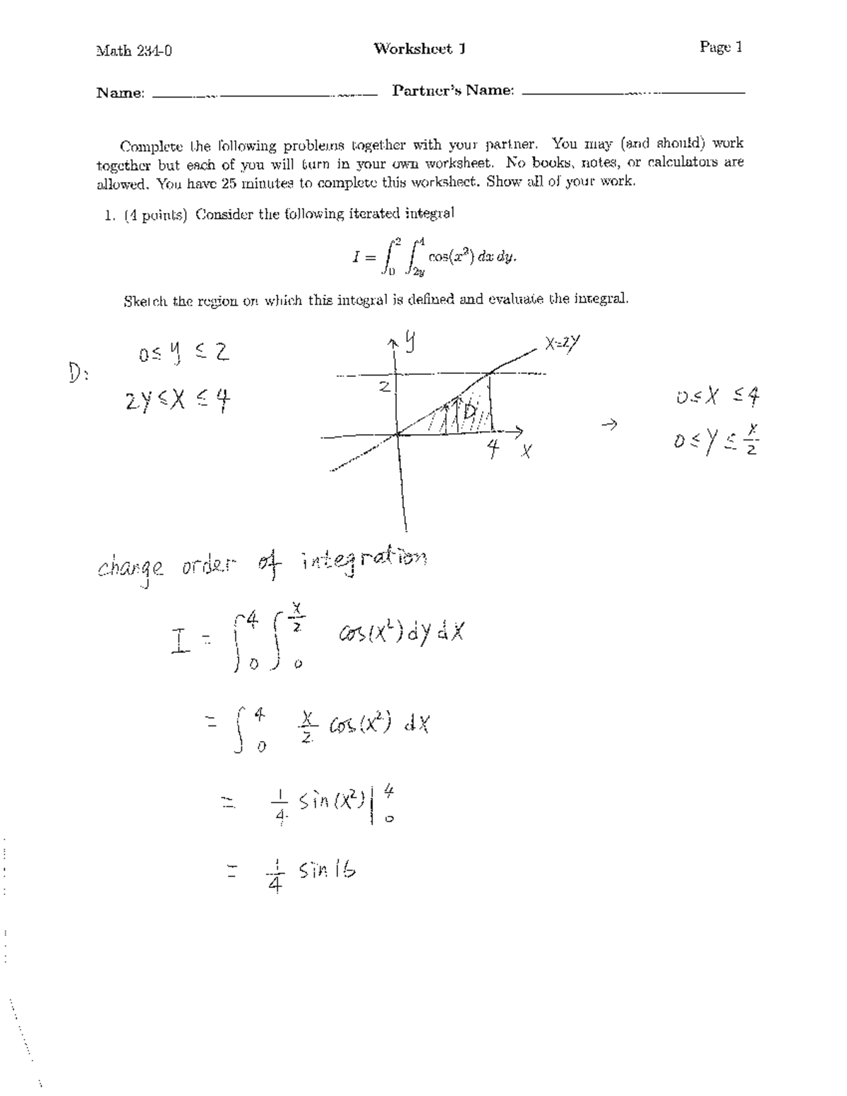 1 - Solutions - 2013 spring problem set - MATH 234 - Studocu