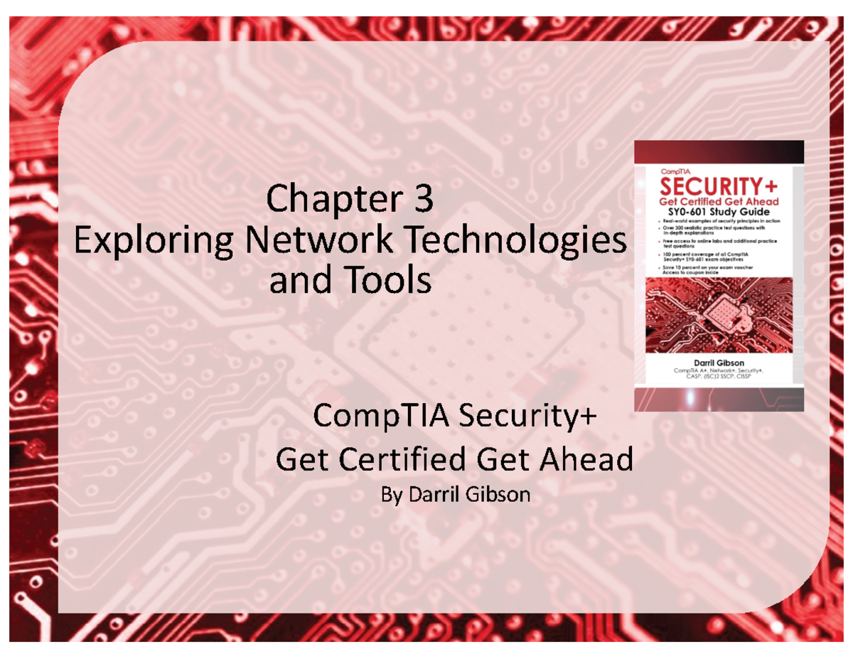 601 Ch 3 Network Technologies Tools - Chapter 3 Exploring Network ...