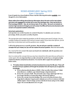 Exam #1 Feedback - PRACTICE QUESTIONS - Please refrain from talking ...