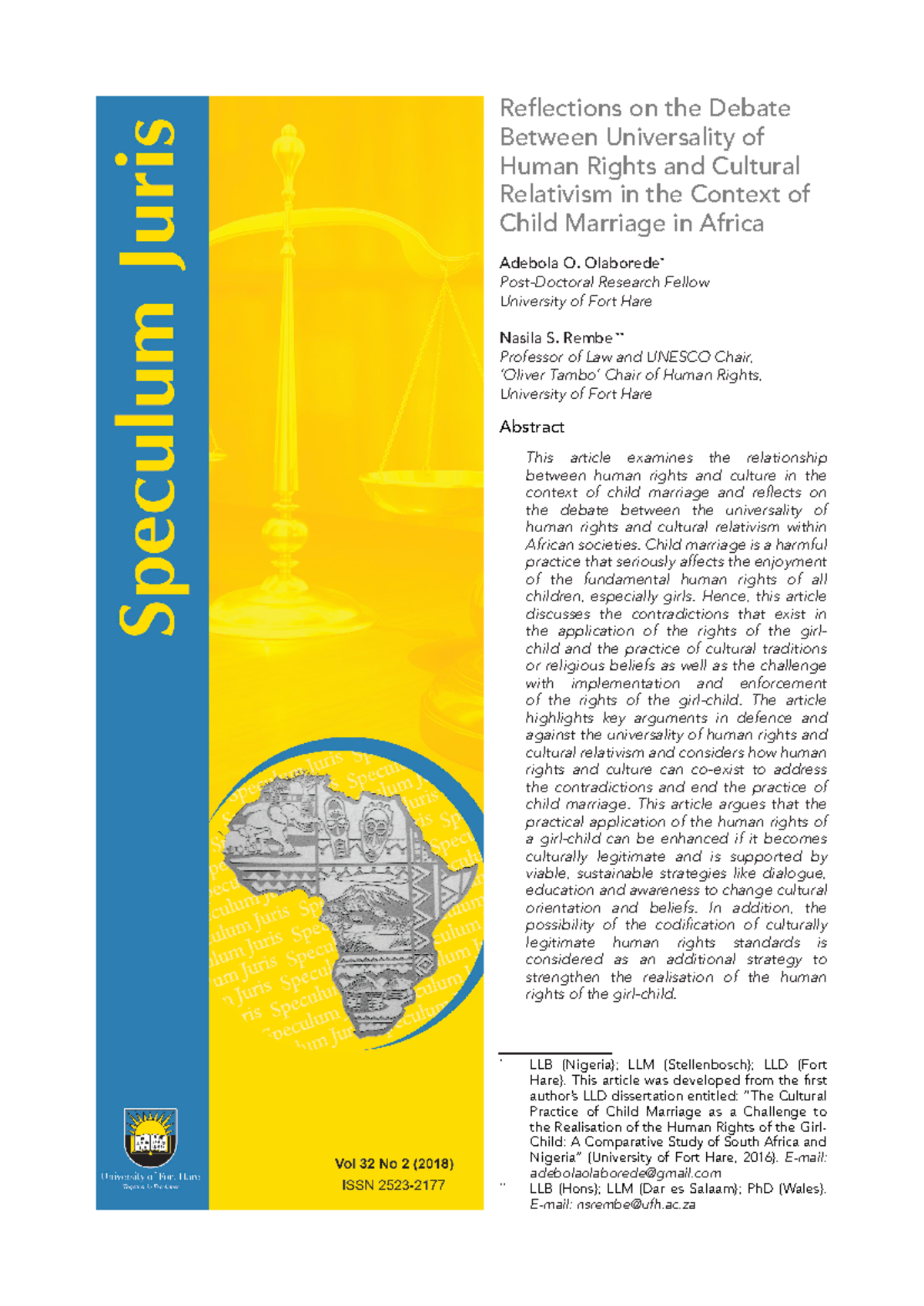 8 - Human dignity - Reflections on the Debate Between Universality of ...