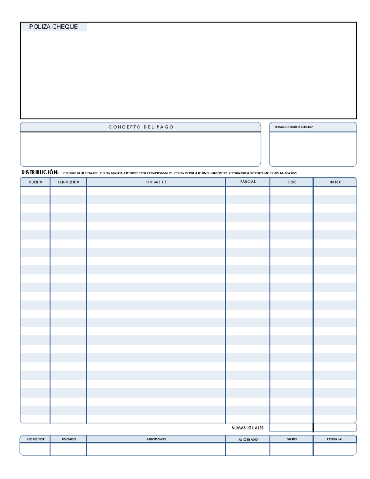 118973653 Formato Poliza Cheque - Contratos mercantiles - DISTRIBUCIÓN ...