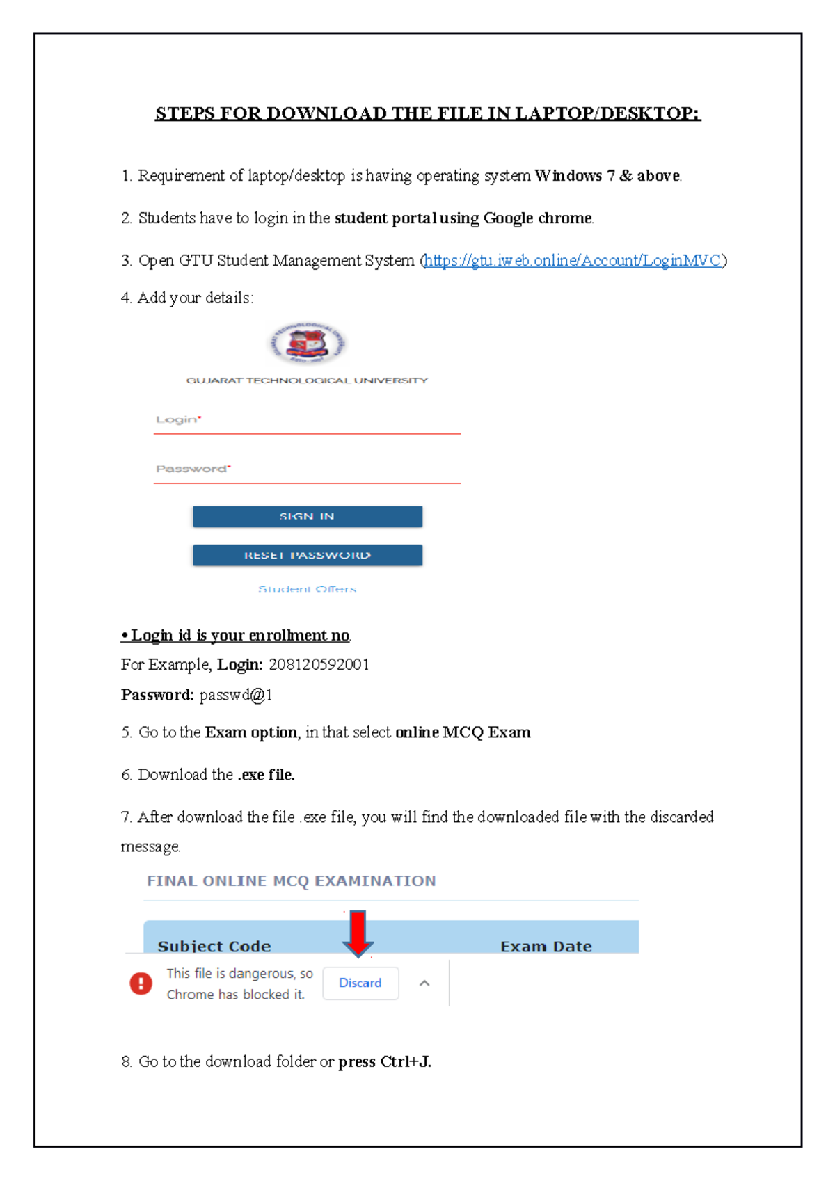 Steps for downloading the application in Laptop - STEPS FOR DOWNLOAD ...