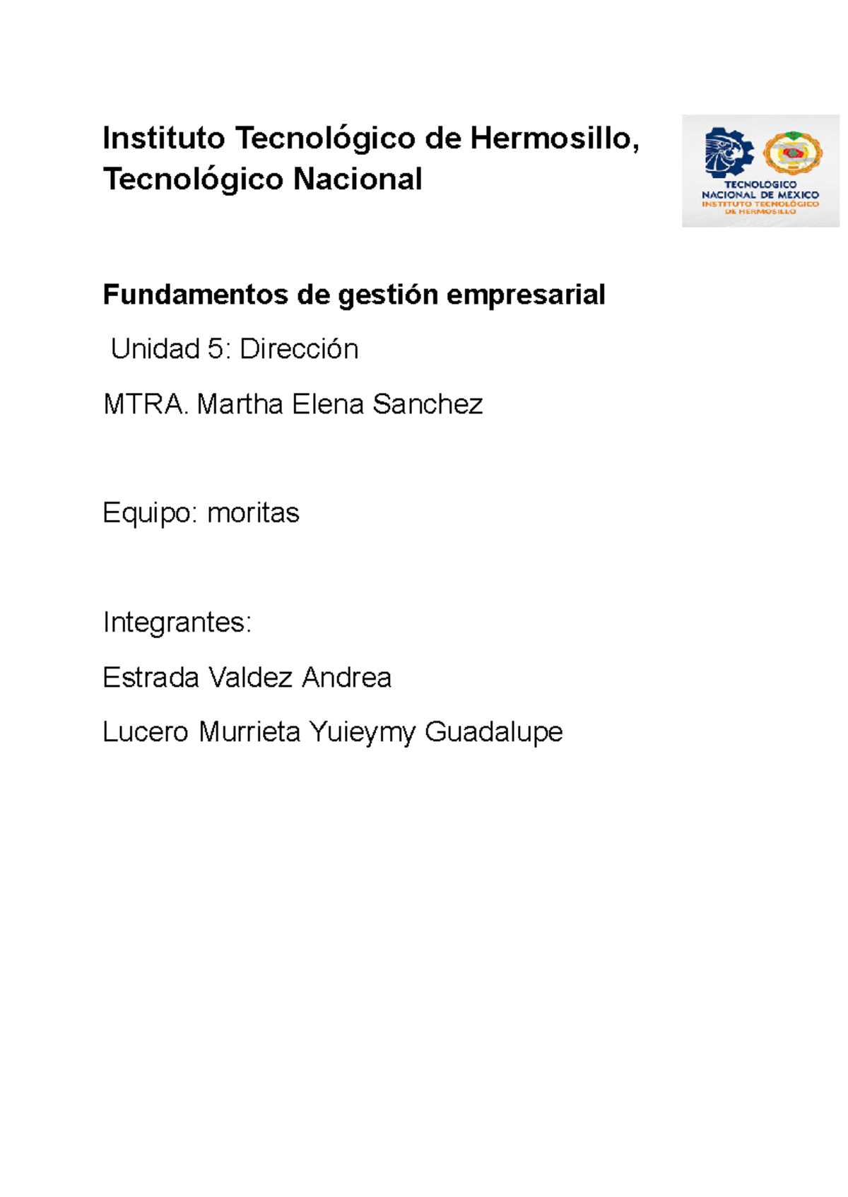 Instituto Tecnológico de Hermosillo, Tecnológico Nacional - Instituto ...