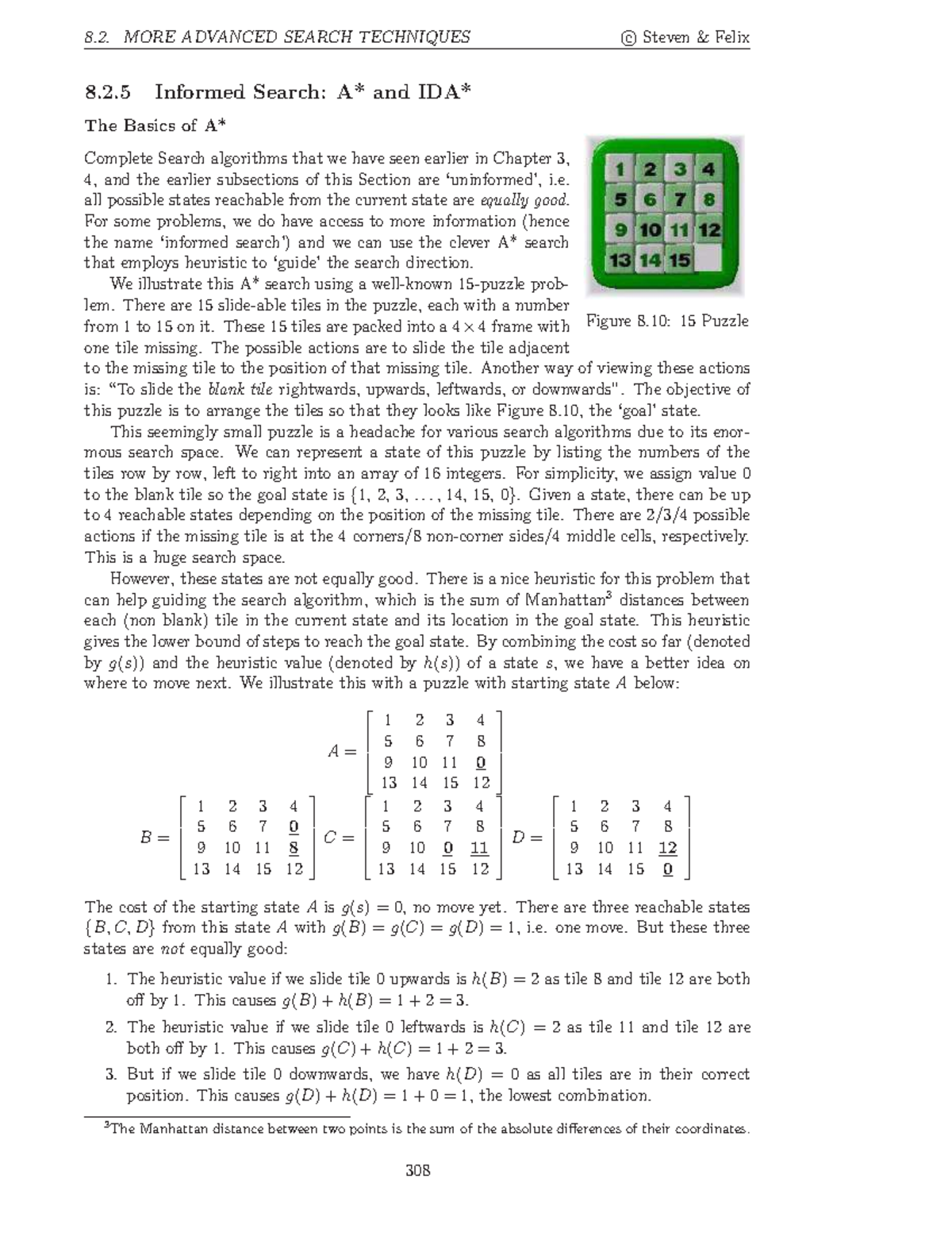 Informed Search (A star and Iterative Deepening A star Algorithms ...