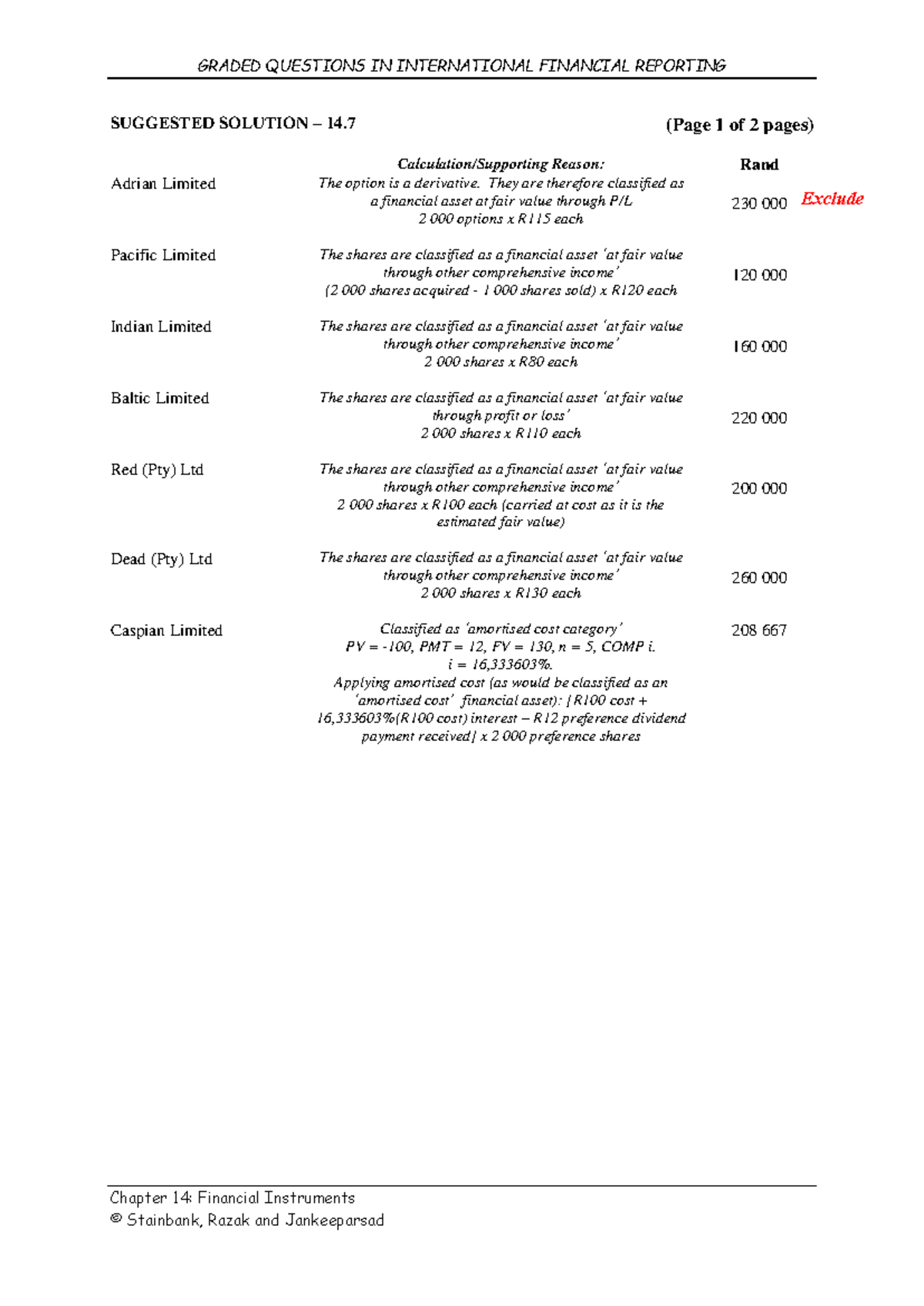 Tutorial 7 Unseen solution - GRADED QUESTIONS IN INTERNATIONAL ...