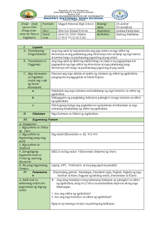 Topic 2-Edukasyon sa Pagpapakatao Grade 10 - paninindigan para sa ...