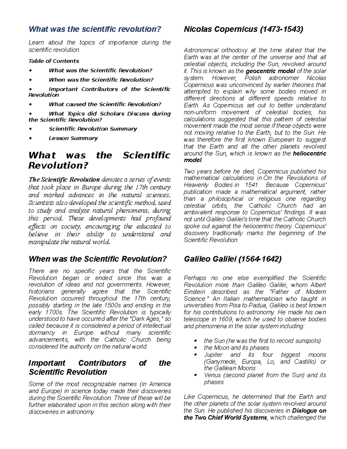 What was the scientific revolution - What was the scientific revolution ...