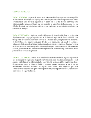 MICROESTRUCTURA TEXTUAL: IDEAS PRINCIPALES Y SECUNDARIAS - P GUÍA ...