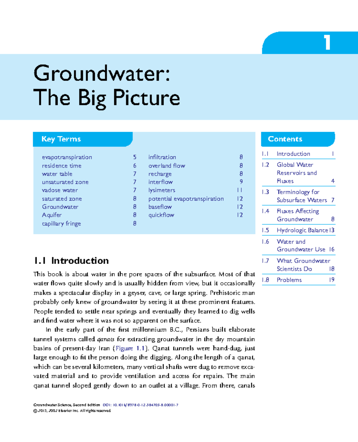 1-Groundwater-The-Big-Picture 2013 Groundwater-Science - 1 Groundwater ...