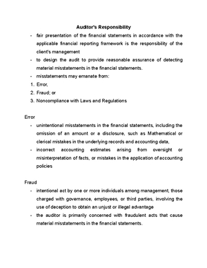 Generally Accepted Auditing Standards GAAS - Multiple Choice Questions ...