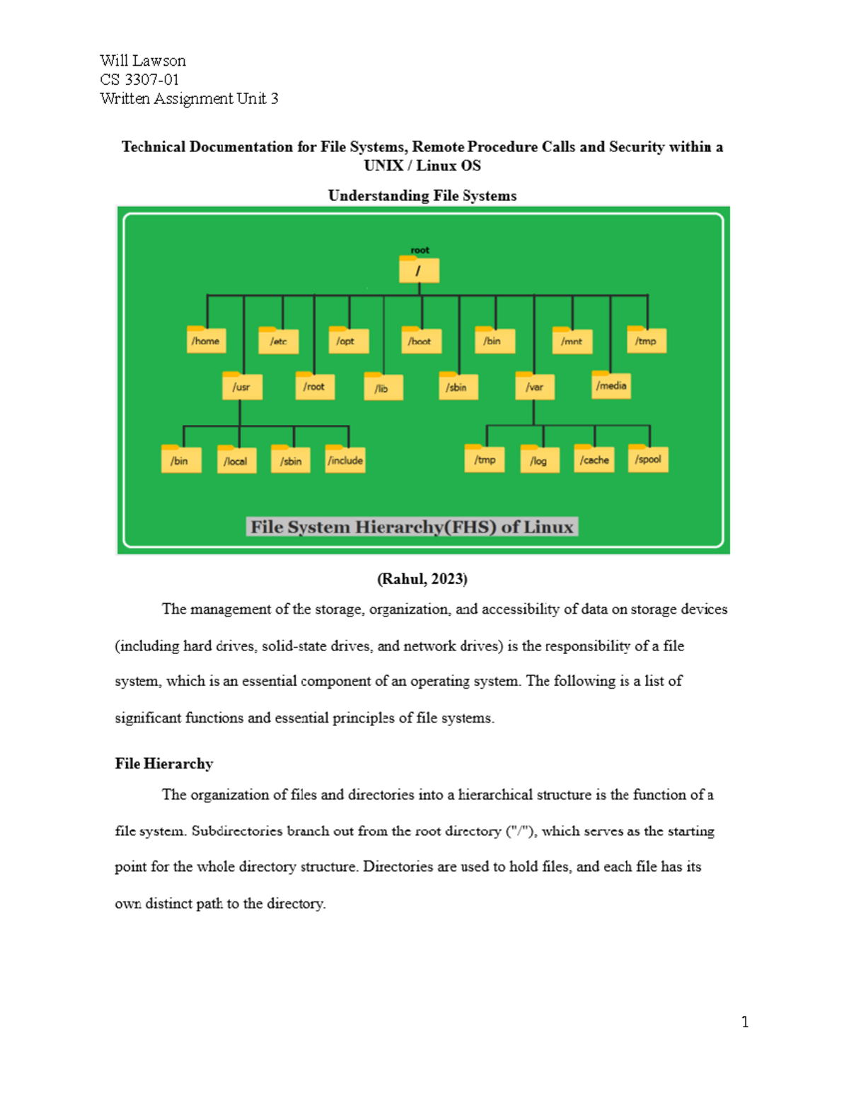 Written Assignment Unit 3 - CS 3307 - CS 3307- CS 3307- CS 3307- CS 3307- CS 3307- Written - Studocu