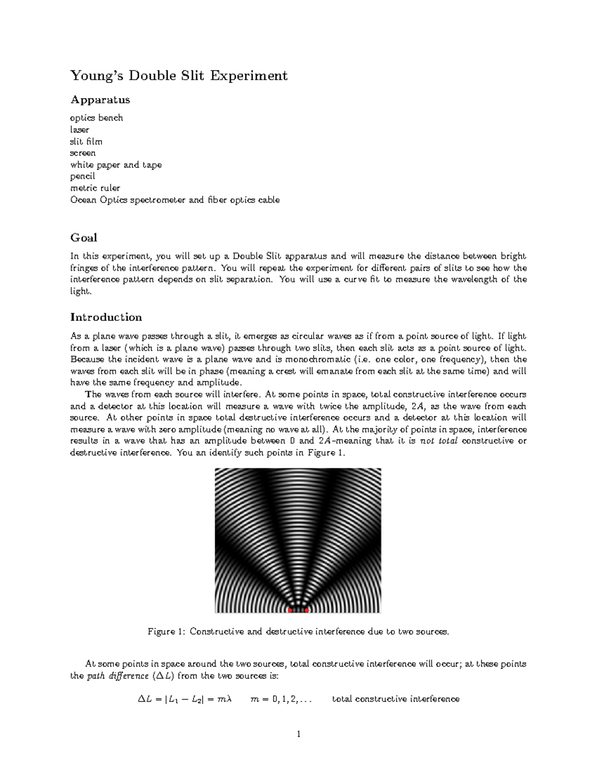 02-double-slit - TWO slit experiment - Young’s Double Slit Experiment ...