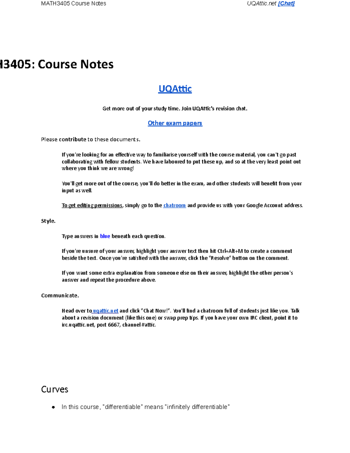 DG Course Notes - Notes UQAttic Get more out of your study time. Join ...