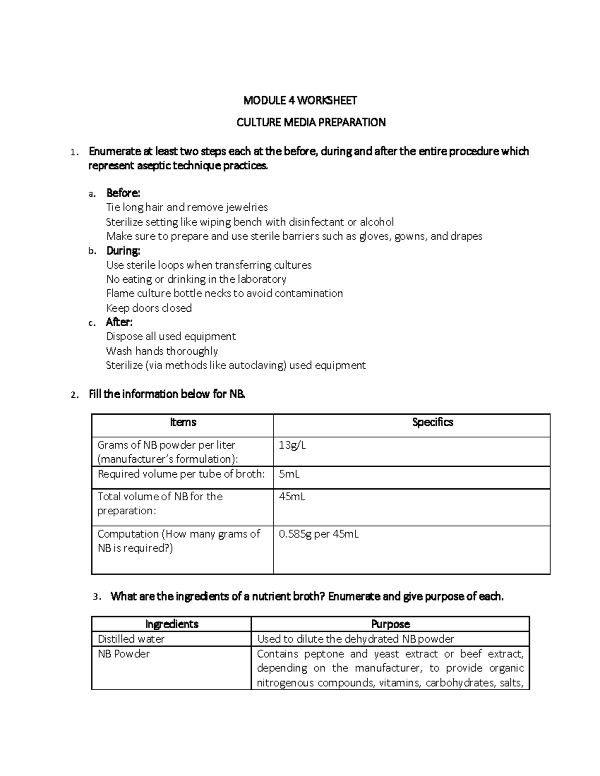 Module 4 Worksheet - Name Co, Mary Angelique N. Section: MEB MODULE 4 ...