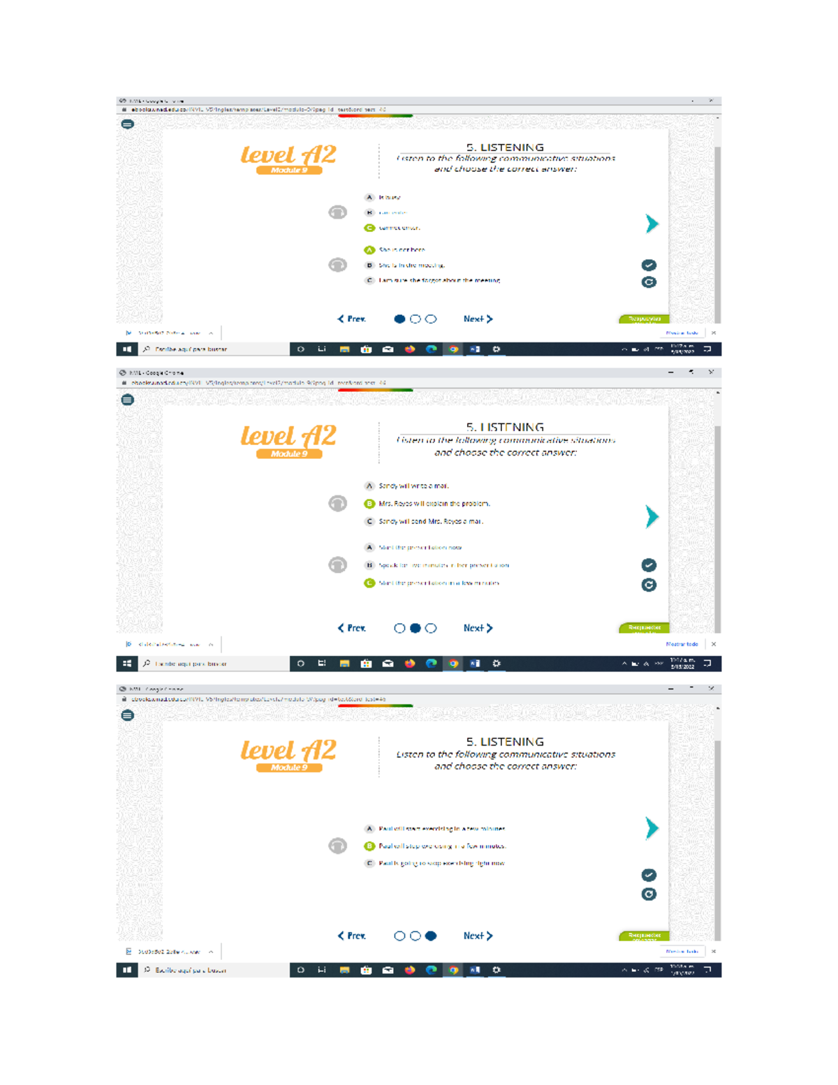 Modulo 9 Test 5 - Paso 3 - Matemáticas - Studocu