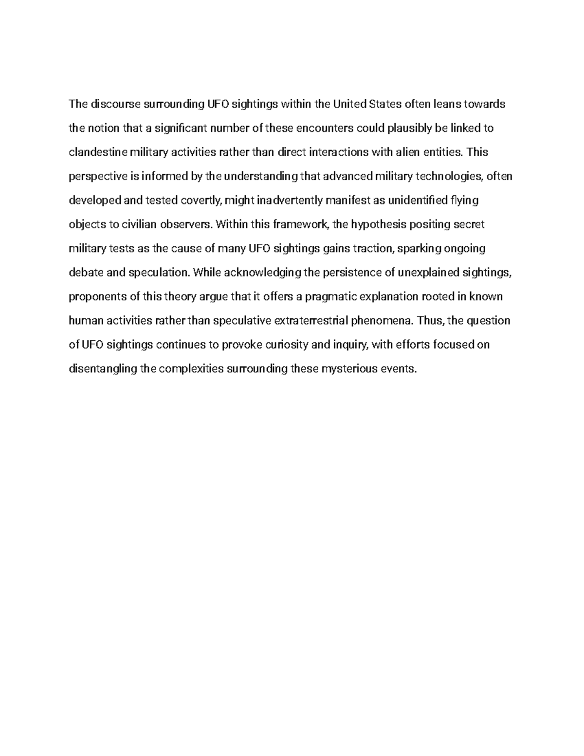 3 - nsnsnsn snsns - The discourse surrounding UFO sightings within the ...